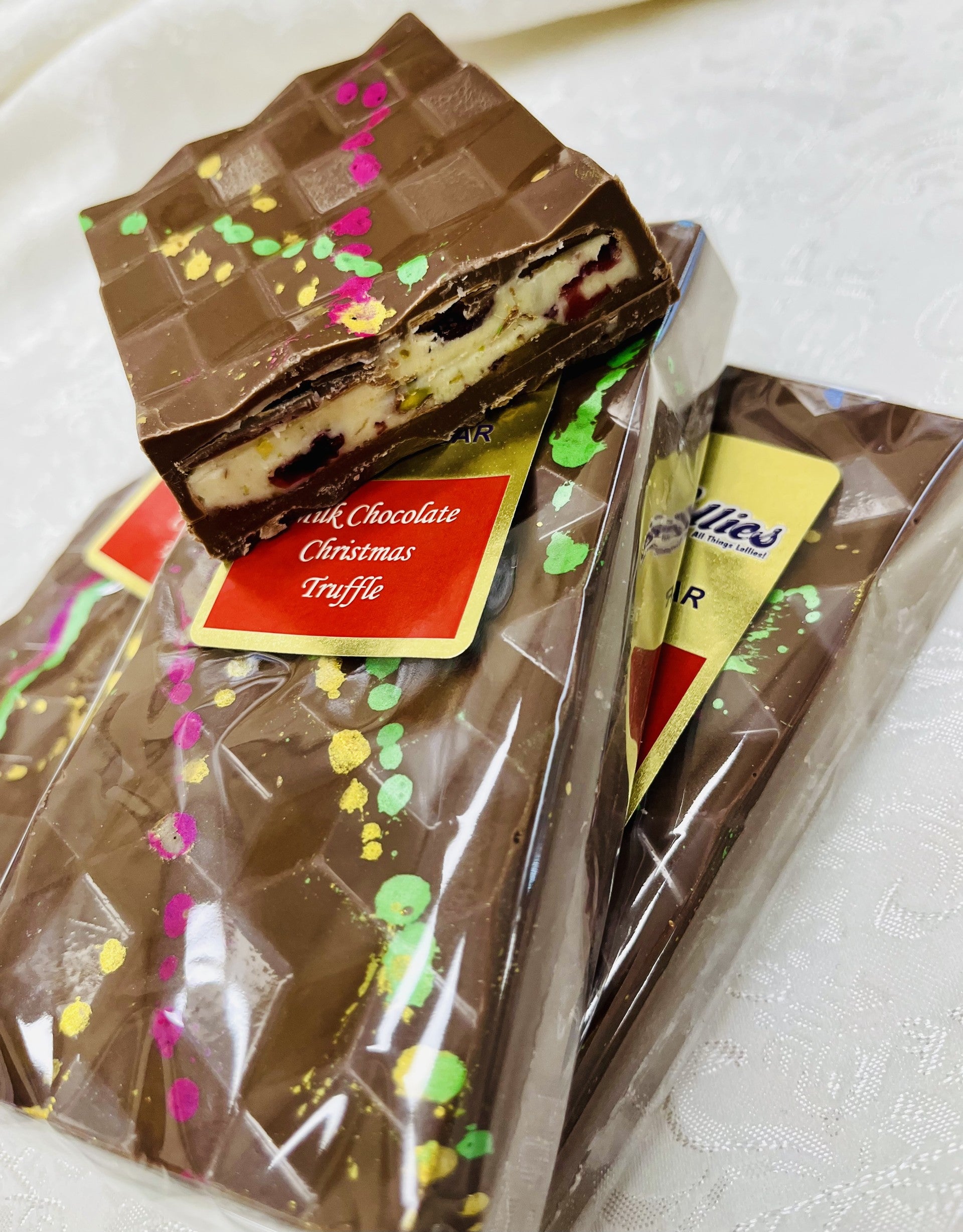 Loaded Chocolate Bar - Christmas Truffle – Lotsa Lollies